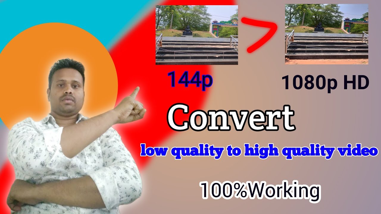 How to convert low quality video to 1080p HD || Using phone@Manoj12124 ...