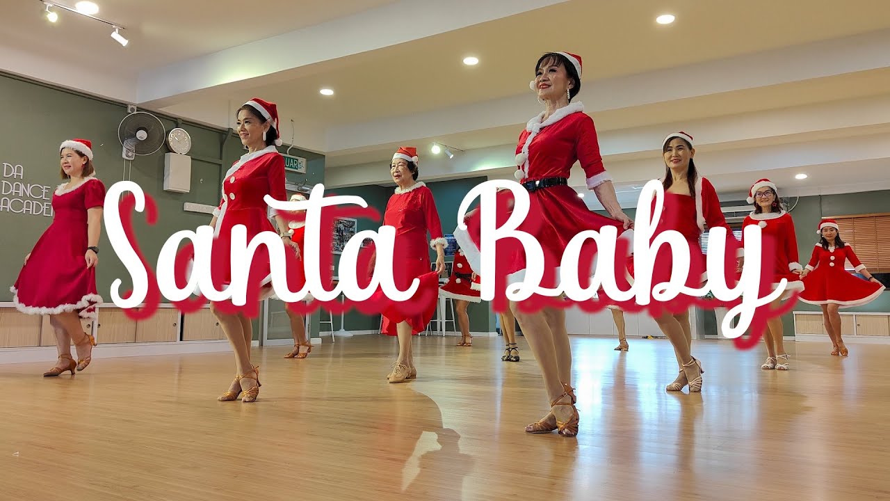 【Line Dance】Santa Baby - YouTube