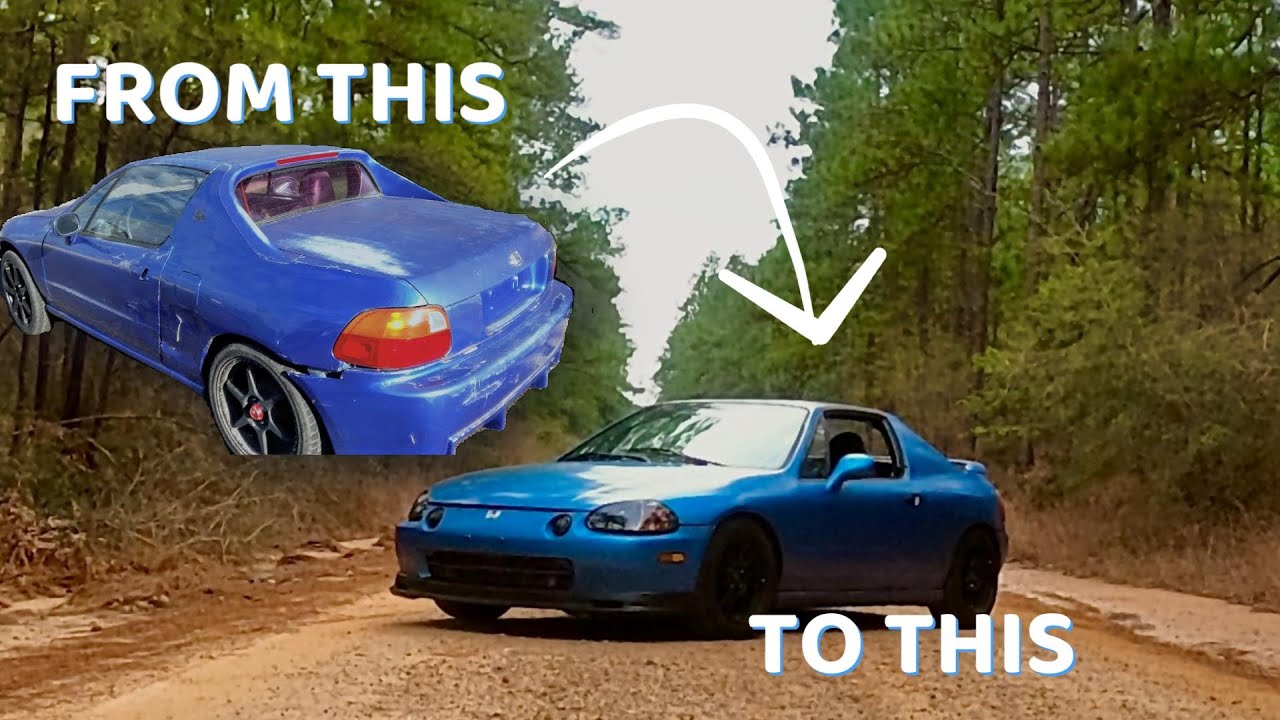 1993 Honda Del Sol Total Transformation - YouTube