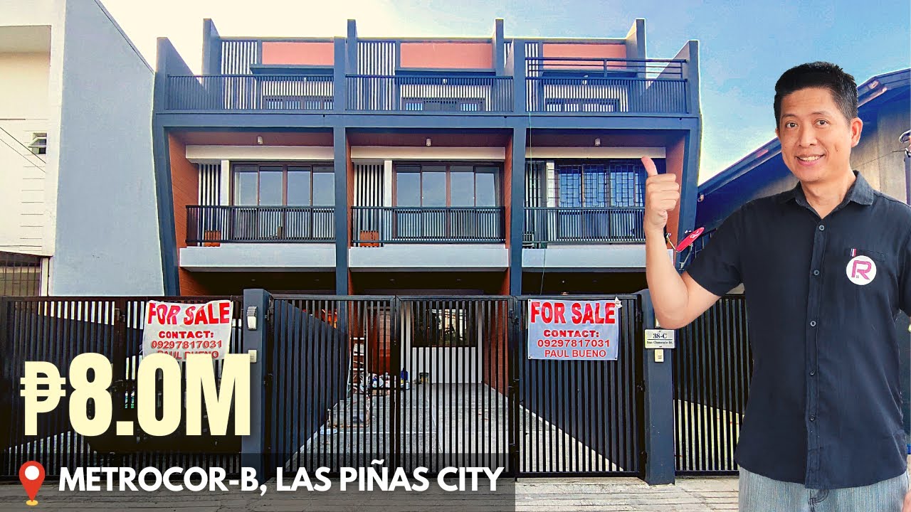 Touring an ADORABLE 3BR Town House For Sale in Metrocor Las Piñas ...