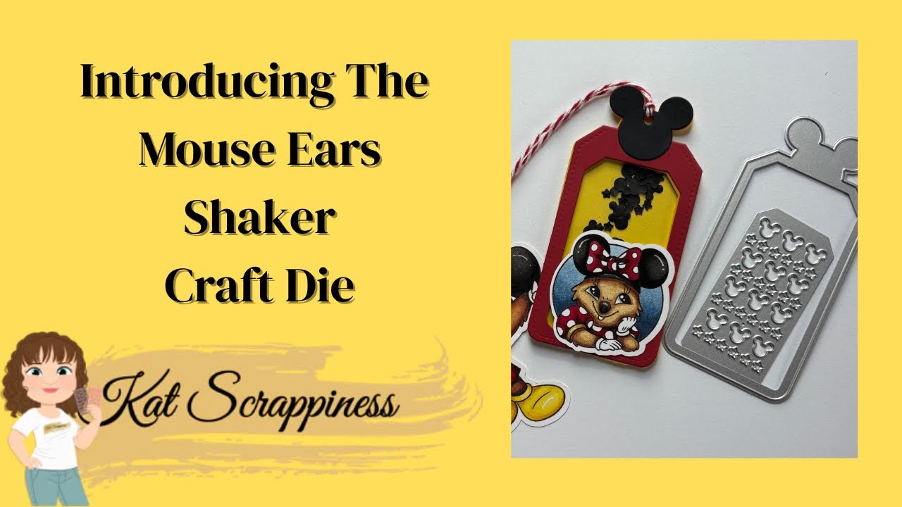 Introducing: Mouse Ears Shaker Tag Craft Dies - YouTube
