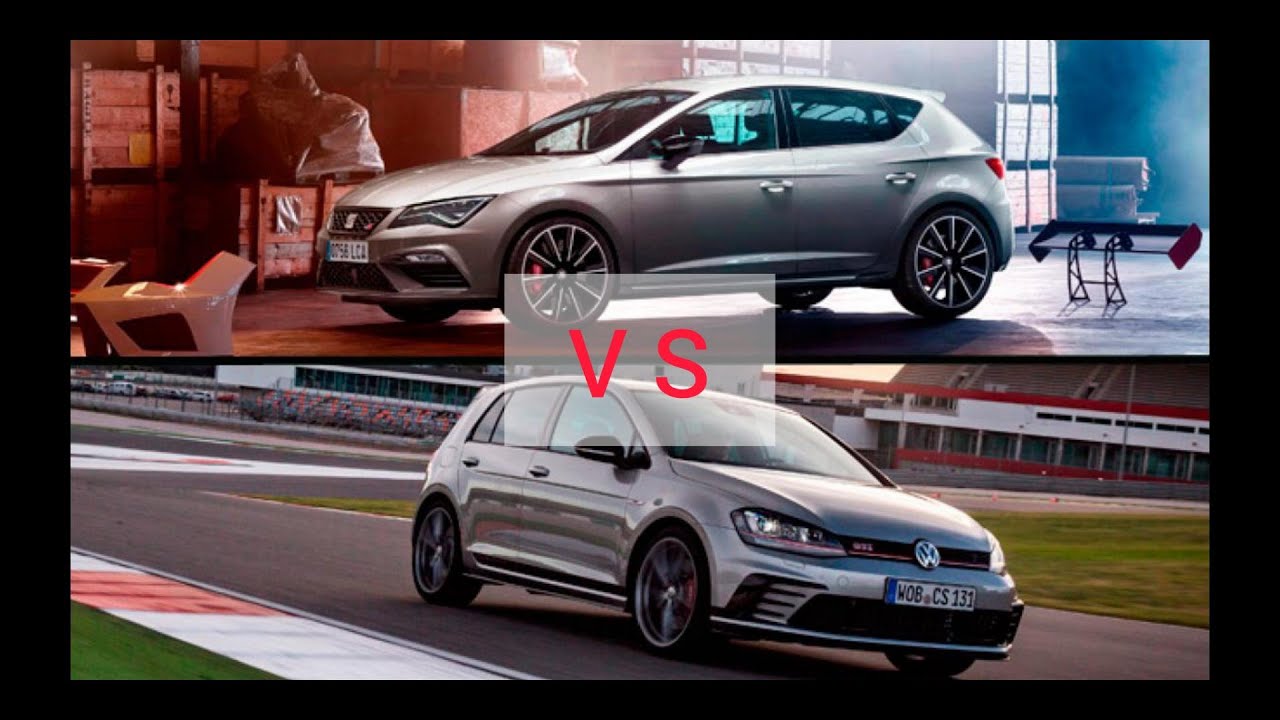 Volkswagen golf 7r vs Seat Leon Cupra top speed (autobahn) - YouTube