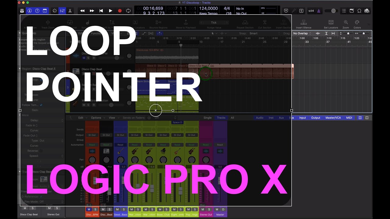 LOOP POINTER : LOGIC PRO X : SINGLE FUNCTIONS - YouTube