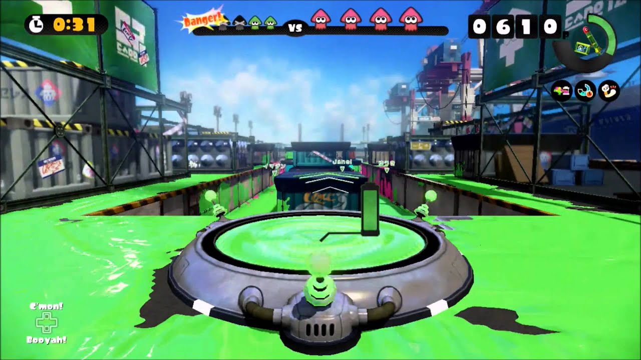 New Splatoon DLC Ink Brush gameplay - YouTube