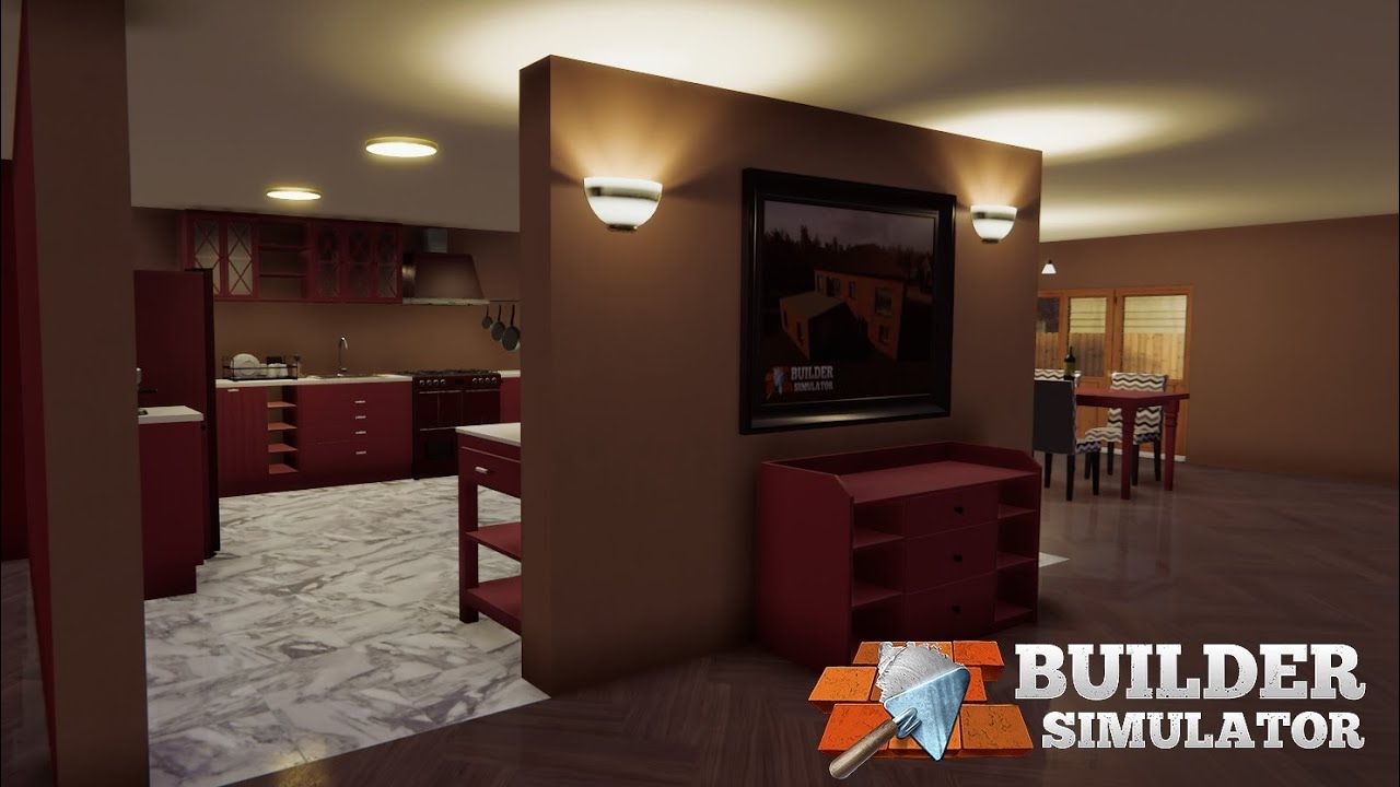 Beginning The Interior Design In Our House ~ Builder Simulator - YouTube