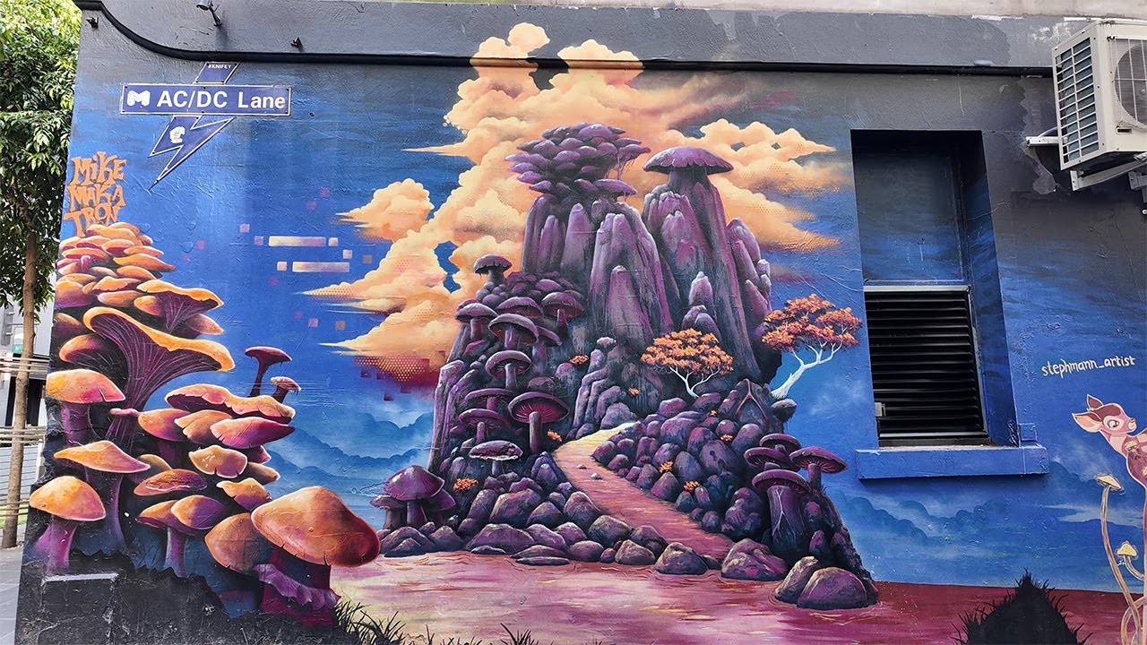 AC/DC Lane and Duckboard Place - ACDC Lane Melbourne - YouTube