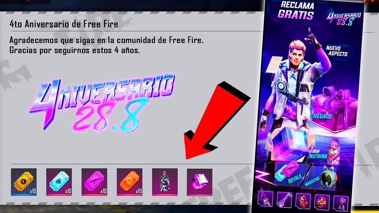 🔥 YA SALIO! FECHA Y HORA PARA RECLAMAR LAS RECOMPENSAS EN FREE FIRE DEL ...