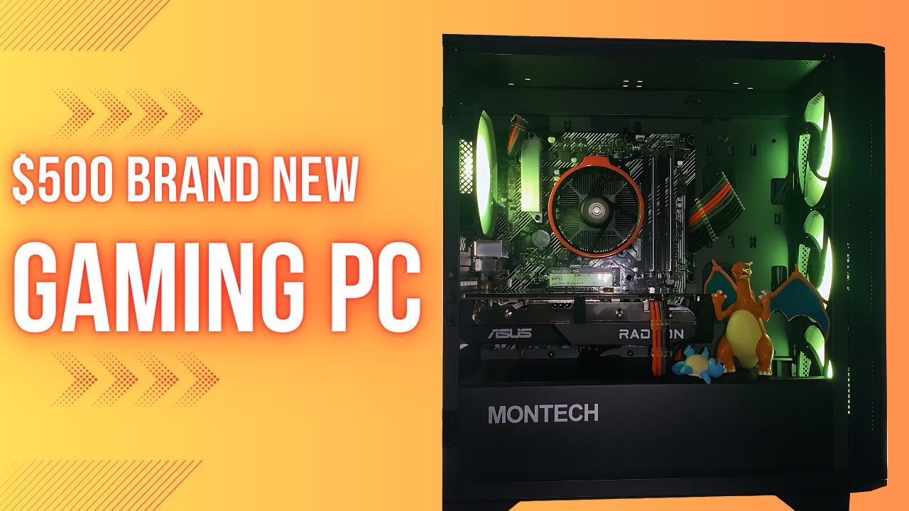 Building A $500 AMD Gaming PC using new parts in 2024! 🐉🔥 - YouTube