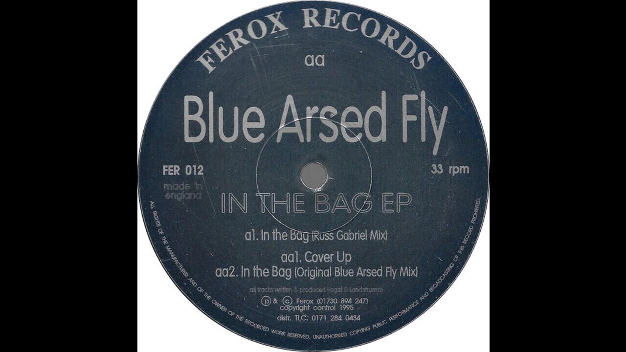Blue Arsed Fly - Cover Up (Techno 1995) - YouTube