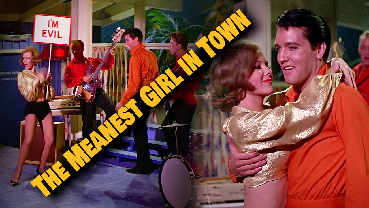 ELVIS PRESLEY - The Meanest Girl in Town (Girl Happy - 1965) New Edit ...