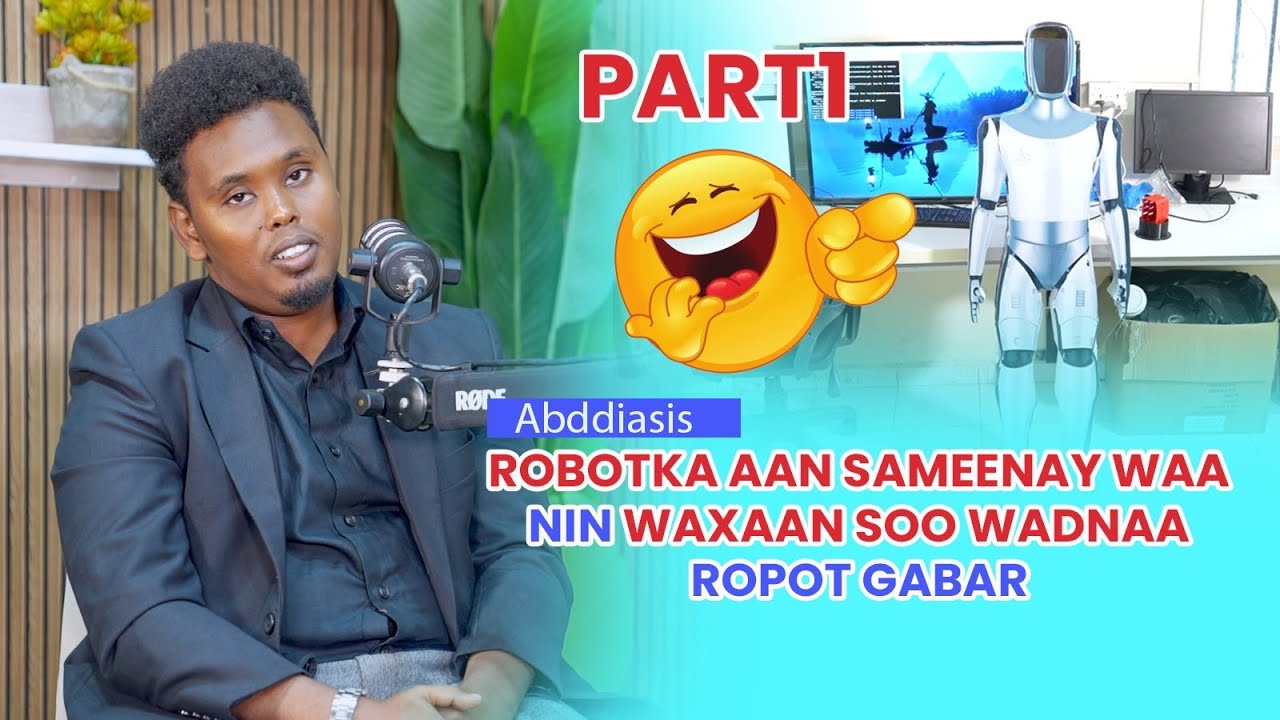 ABDIASIS BOQOLAAL KUN AYAA KU BAXDO IN LA SAMEEYO ROBOT LKN ANIGA WAX QARASH AH IIGAMA BIXIN ...