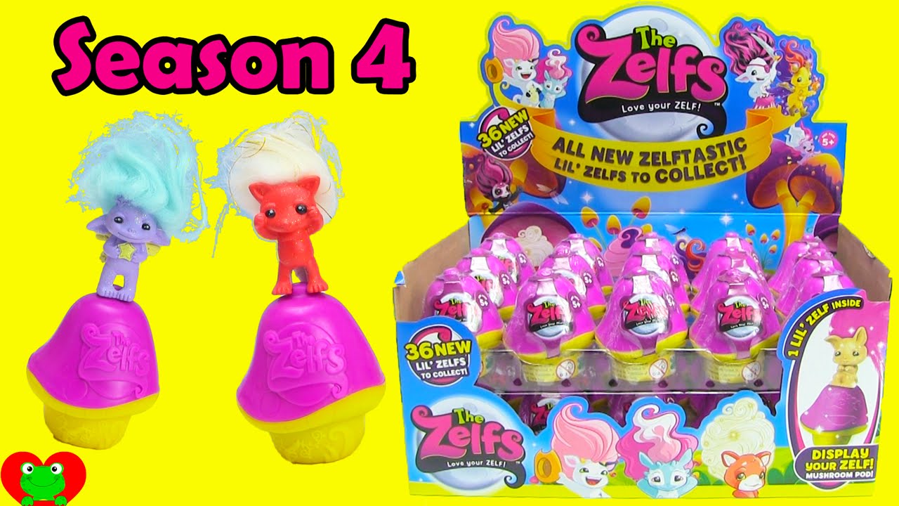 Zelfs Season 4 Mushroom Pods Love Your Zelf Surprise Pods with Trolls ...