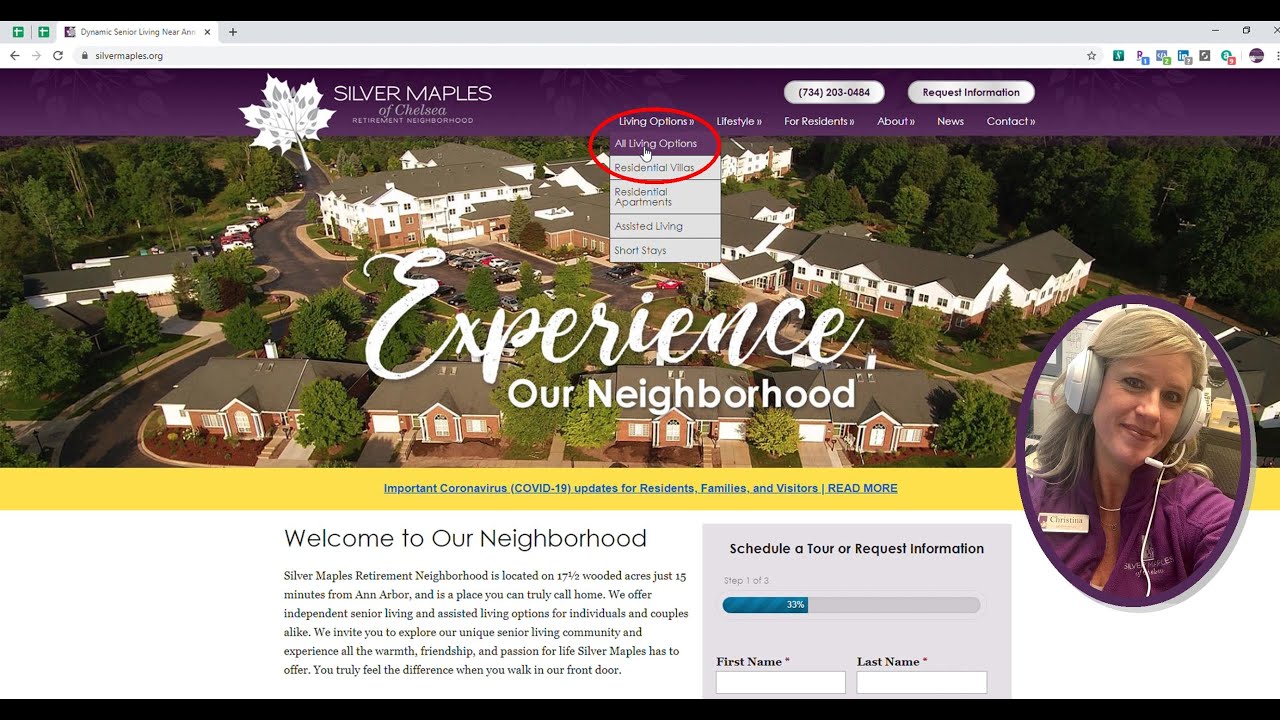 Silver Maples Website Tutorial: How to Quickly Locate Housing ...
