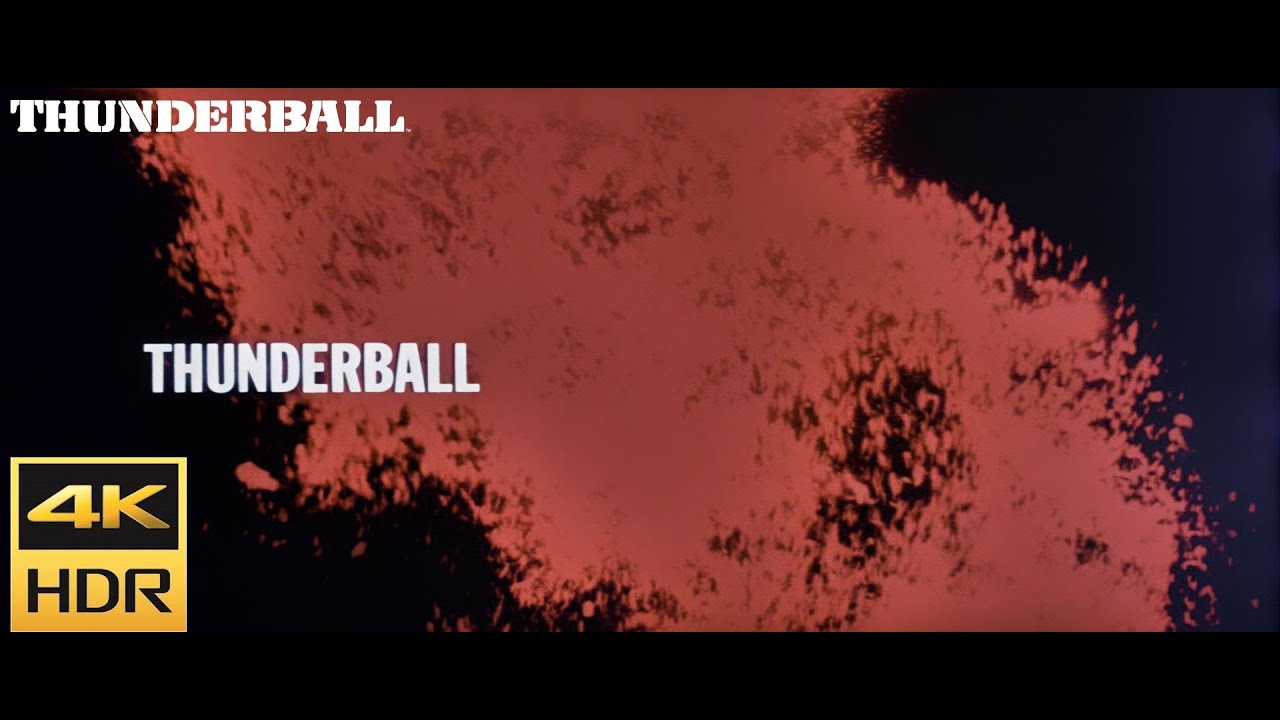 Thunderball (1965) - Opening Titles Sequence - YouTube