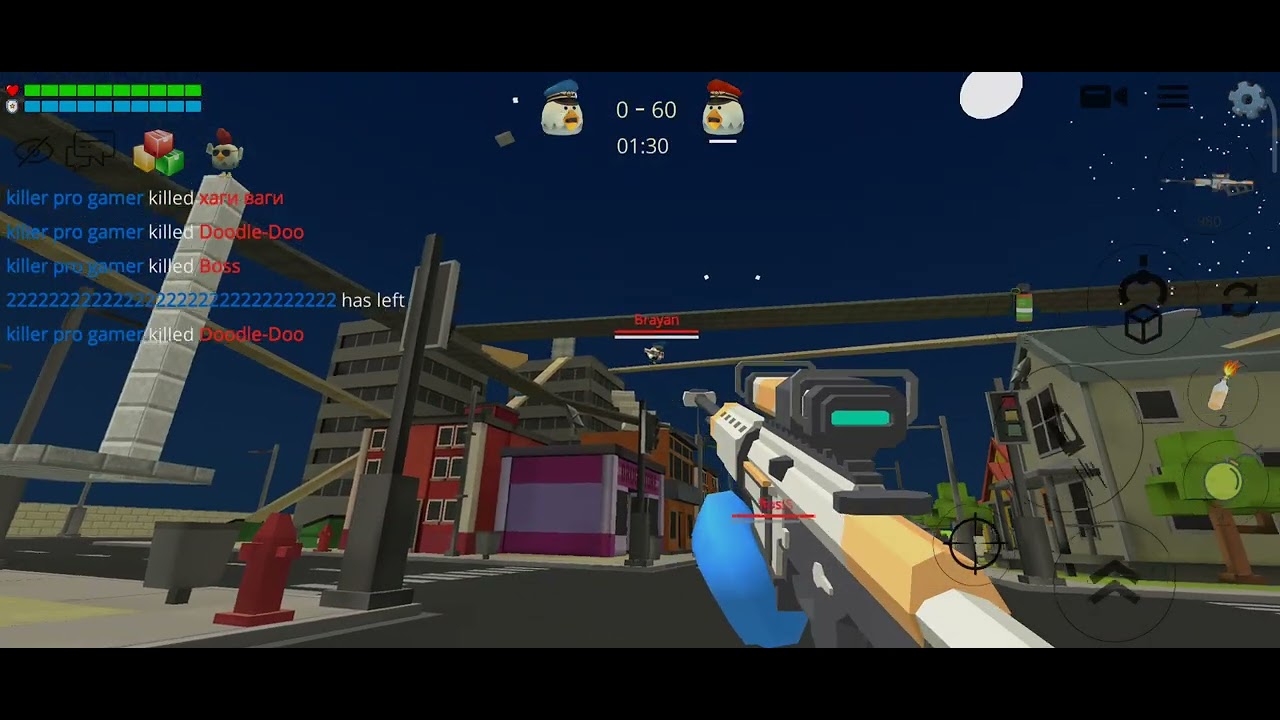 chicken gun game night mode - YouTube