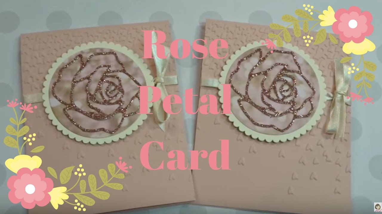 Ep.#548 ~ Stampin' Up! Rose Petal Card - YouTube