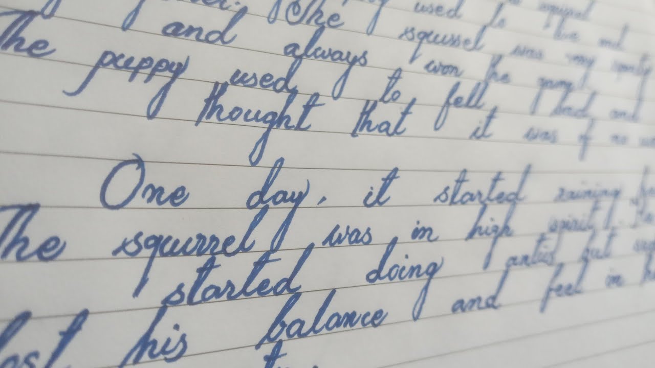 How to write fresh cursive handwriting || Fresh handwriting practice ...