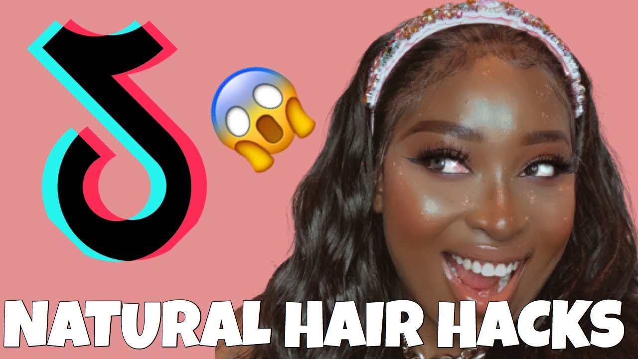 REACTING TO 4C NATURAL HAIR TIK TOK VIDEOS... Y'ALL TRIED IT! - YouTube