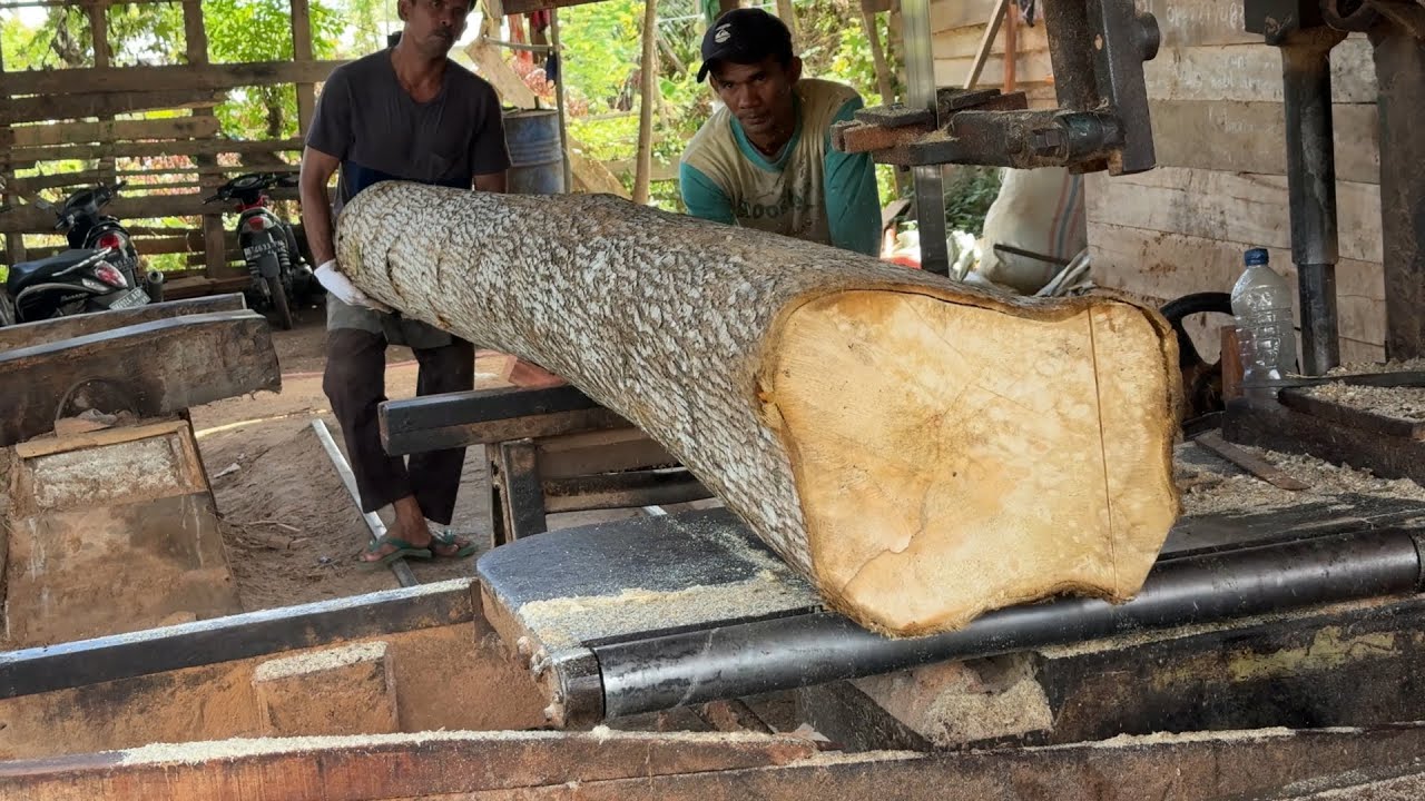 How to Sawn Wood to Produce Quality Construction Wood - YouTube