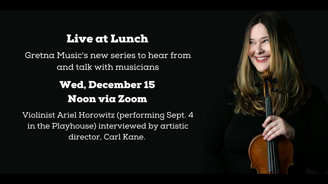 Live at Lunch with Ariel Horowitz - YouTube