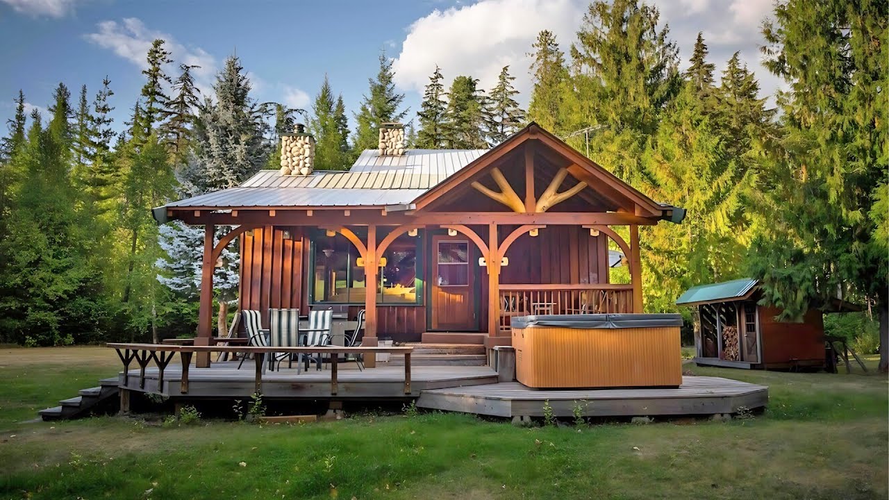 Cabin Design Ideas in Howser - British Columbia - Canada - YouTube