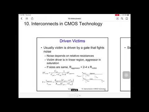 CMOS Interconnects 3 - YouTube