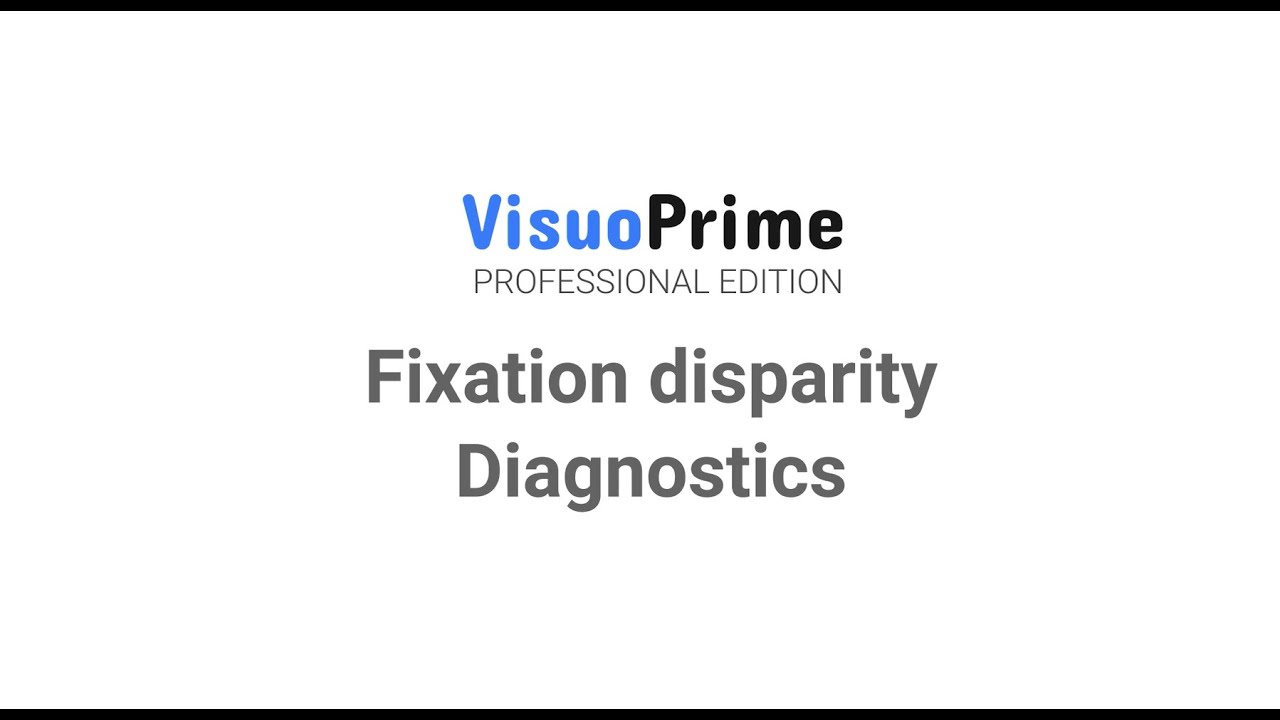 Fixation disparity diagnostics - YouTube