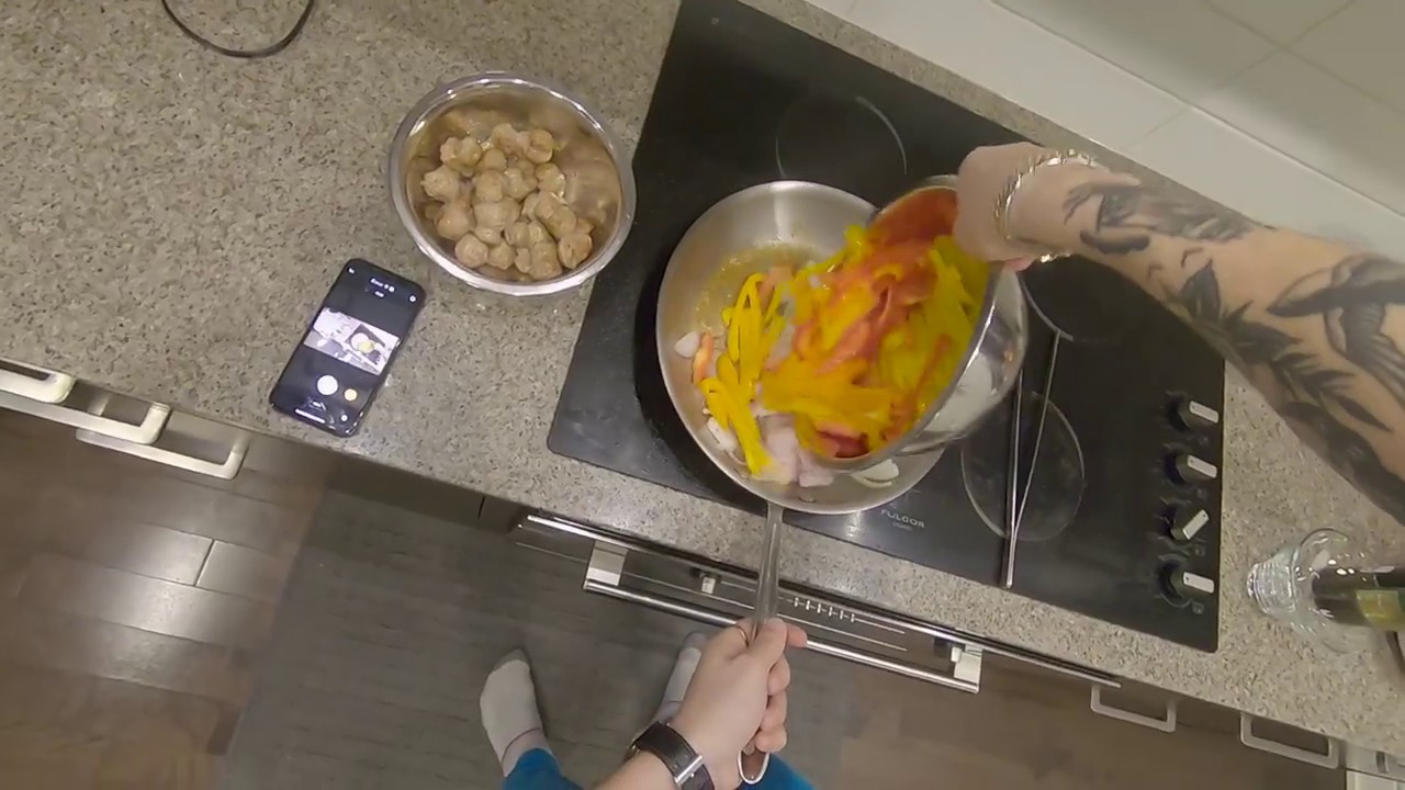 First Person Cooking: ITALIAN SAUSAGE & PEPPERS WITH POLENTA | JONAH IN ...