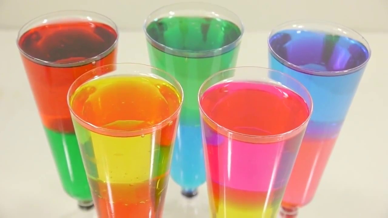 DIY How To Make Water and Oil Rainbow Color Toys - YouTube