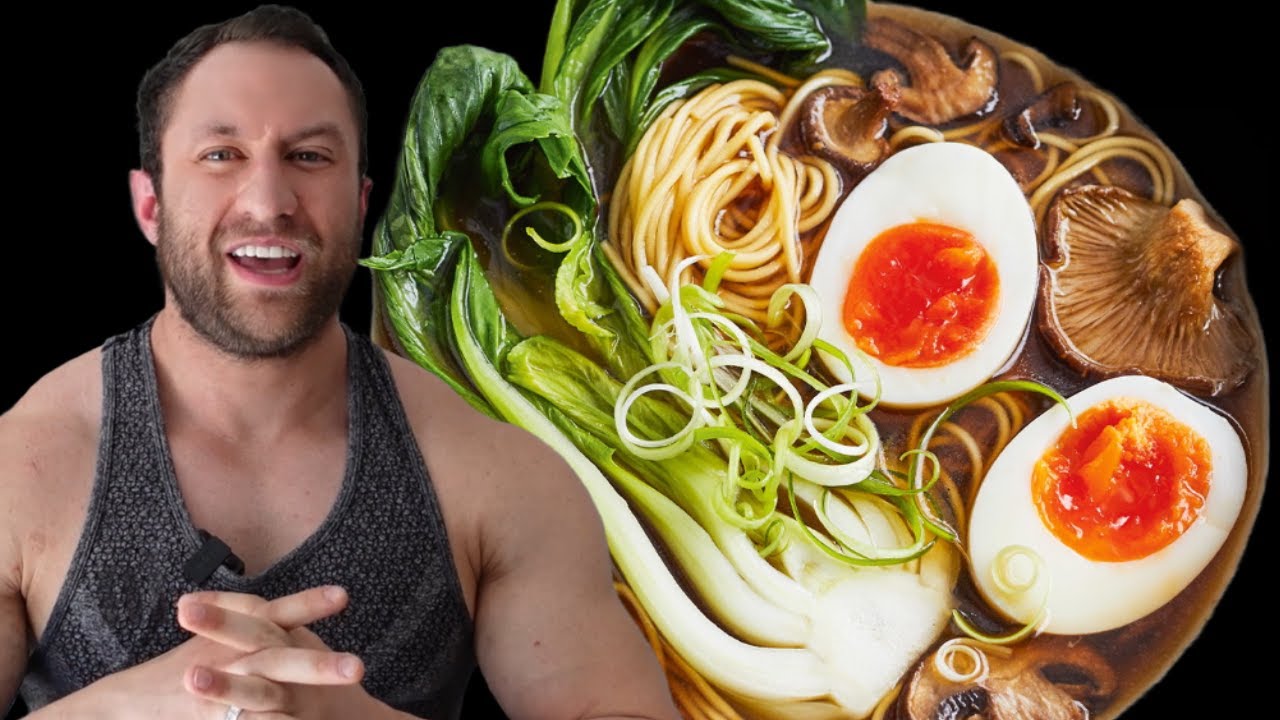 Bodybuilder Food Challenge: ASMR Naruto Ramen Mukbang - YouTube