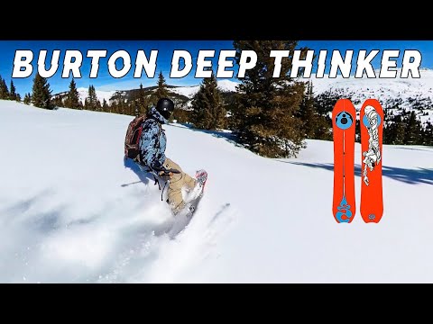 Burton Deep Thinker Snowboard Review - YouTube
