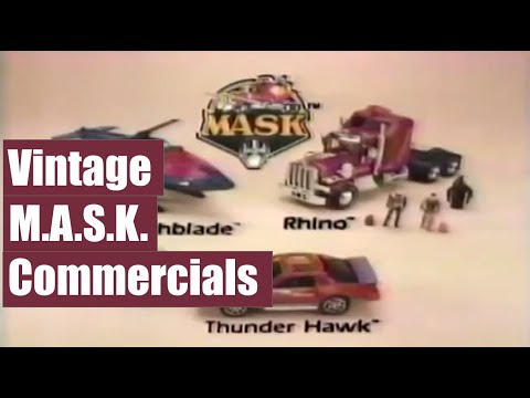 80's Kenner M.A.S.K. Toy Commercials | Retro Toy Commercials - YouTube