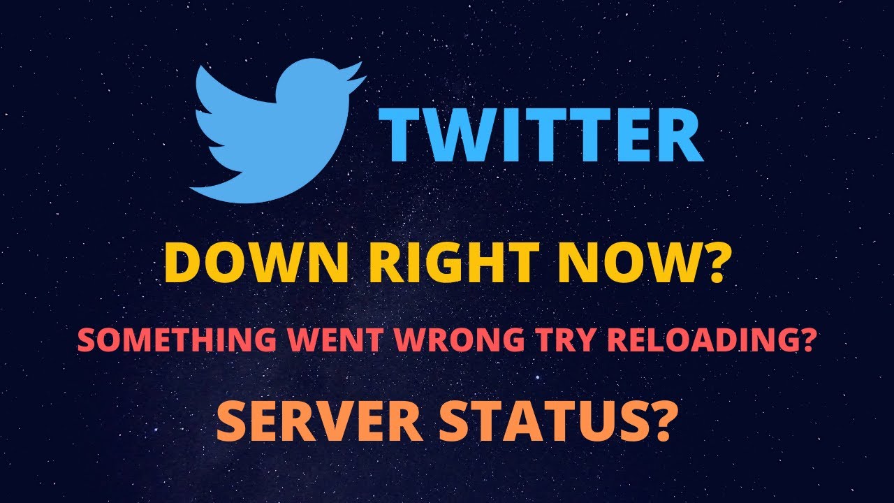 Is Twitter Down - Twitter Something Went Wrong Try Reloading - Twitter ...