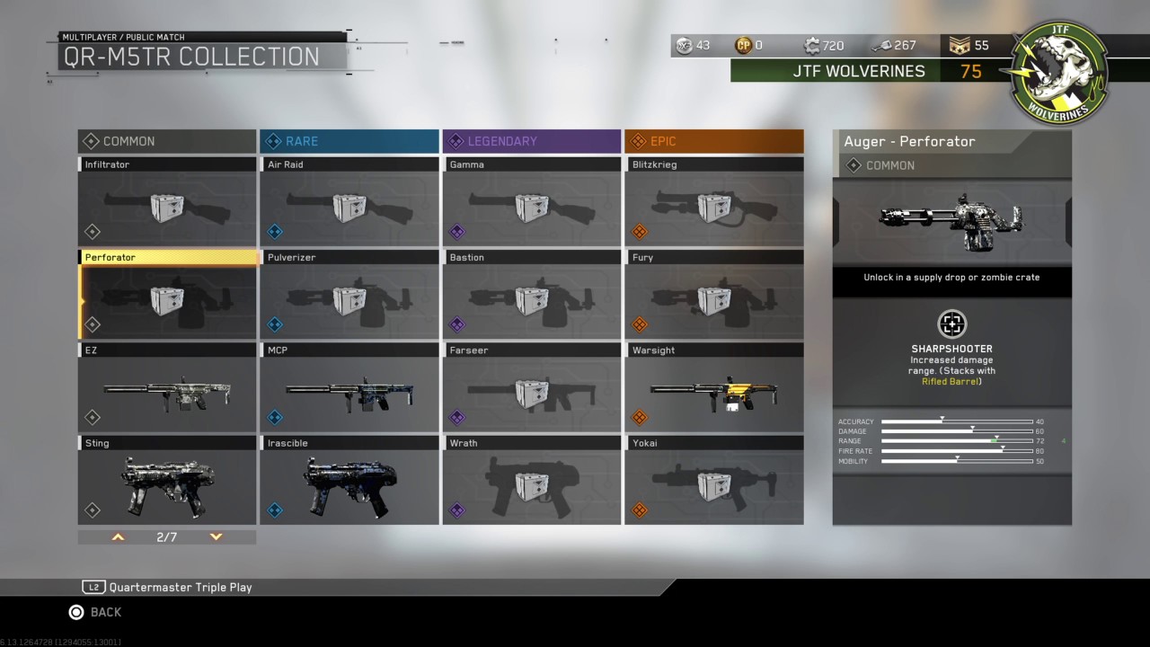 COD Infinite Warfare Trencher & Auger New Weapons Variants - YouTube