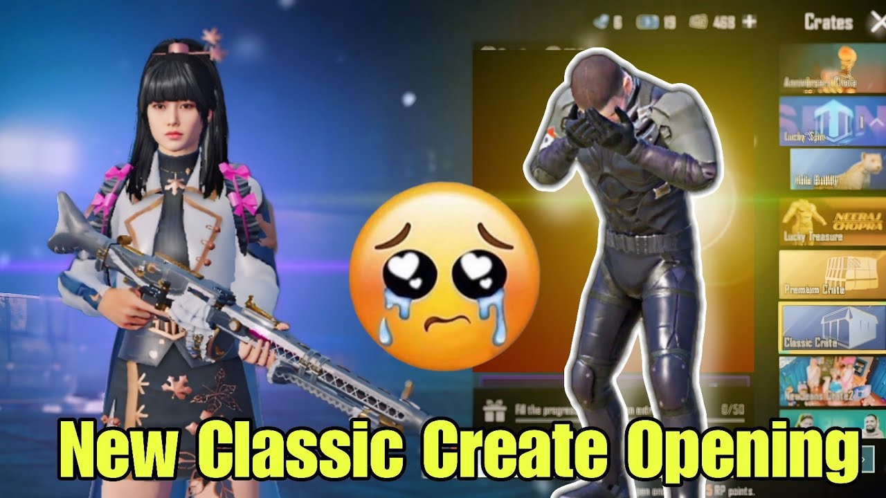 New classic create opening /bgmi new classic create /#masterkingyt ...