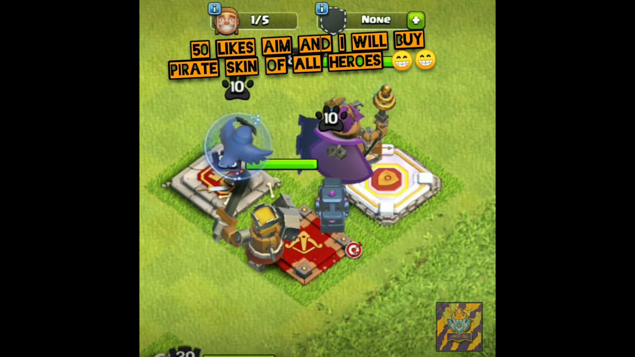 #Clash_of_clans #skins #coc Buying 😁 Clockwork skin of all heroes ️ ...