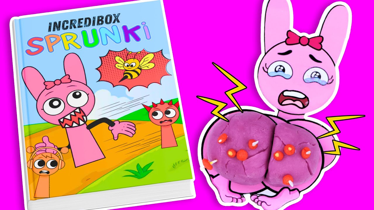 Making INCREDIBOX SPRUNKI Game Book - Pimples Pinki Squishy Surgery ...