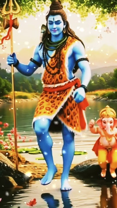 SHIV JI AUR GANESH JI EK SATH CHALTE HUYE...KAILASH KHER SONGS... SHANKAR JI KA DAMRU BAJE ️🔥🙏 ...