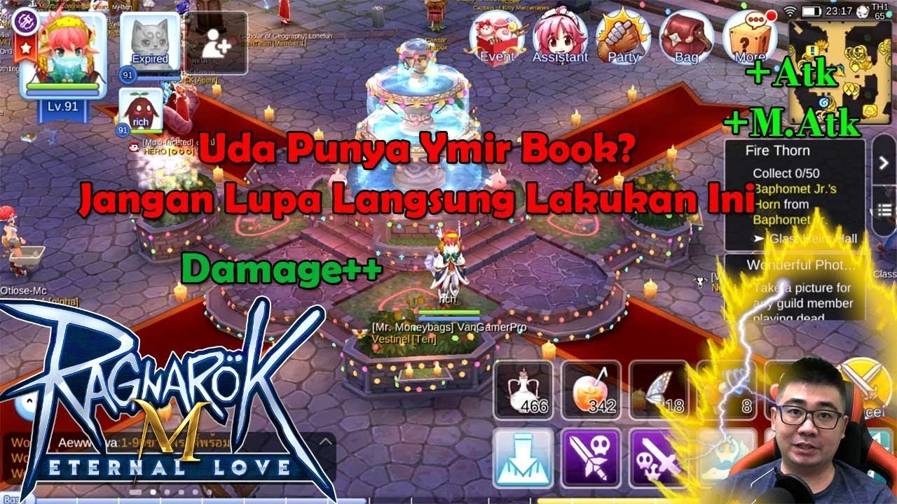 Uda Punya Ymir Book ? Jangan Lupa Lakukan ini! Nambah Damage Ragnarok ...