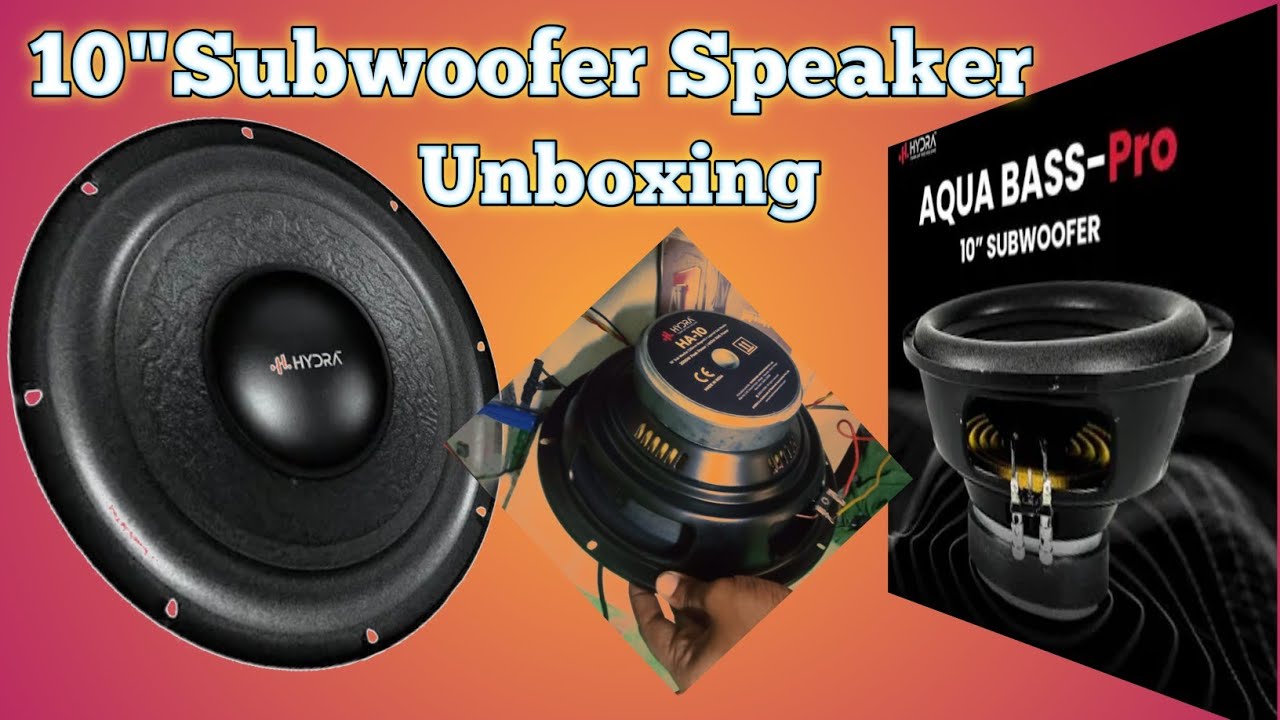 Subwoofer speaker unboxing | 10 inchi Subwoofer speaker unboxing ...