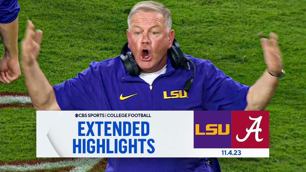 LSU vs. Alabama highlights: Top moments from Crimson Tide's victory