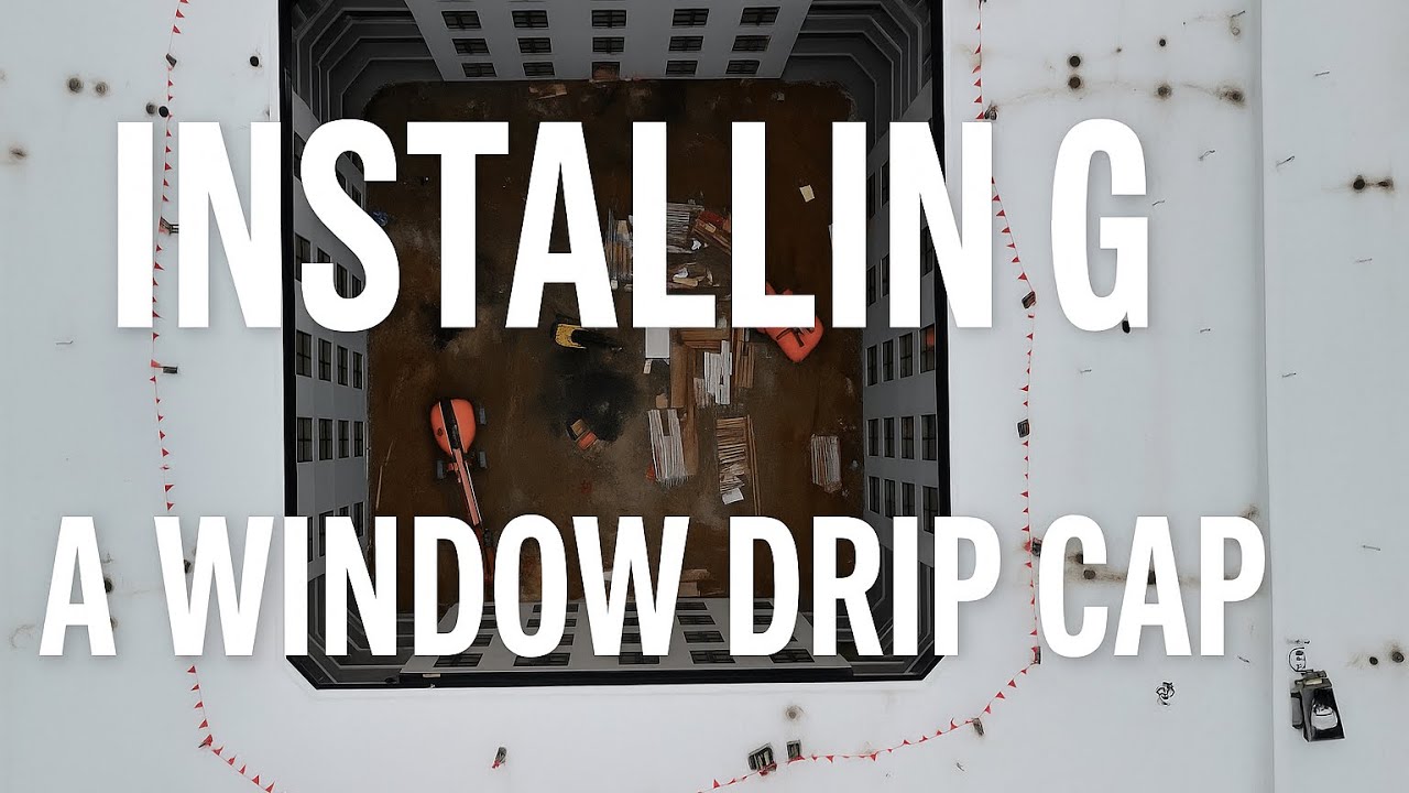 Installing the Drip Cap and Sealing the Window - YouTube