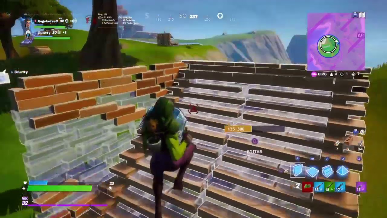 EL MEJOR JUGADOR A +1100 DE PING EN FORTNITE - YouTube