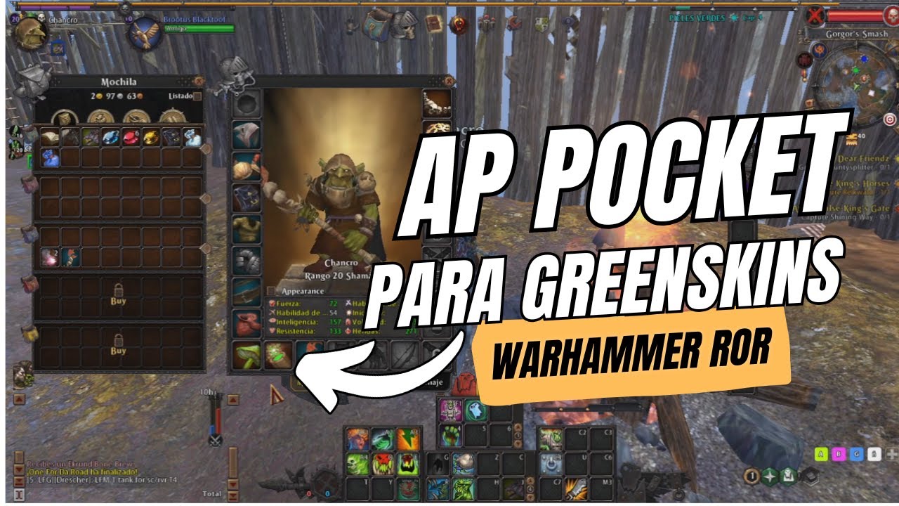 CÓMO Y DÓNDE OBTENER EL AP POCKET PARA LOS PIELES VERDES | WARHAMMER ROR | TUTORIAL EN ESPAÑOL ...
