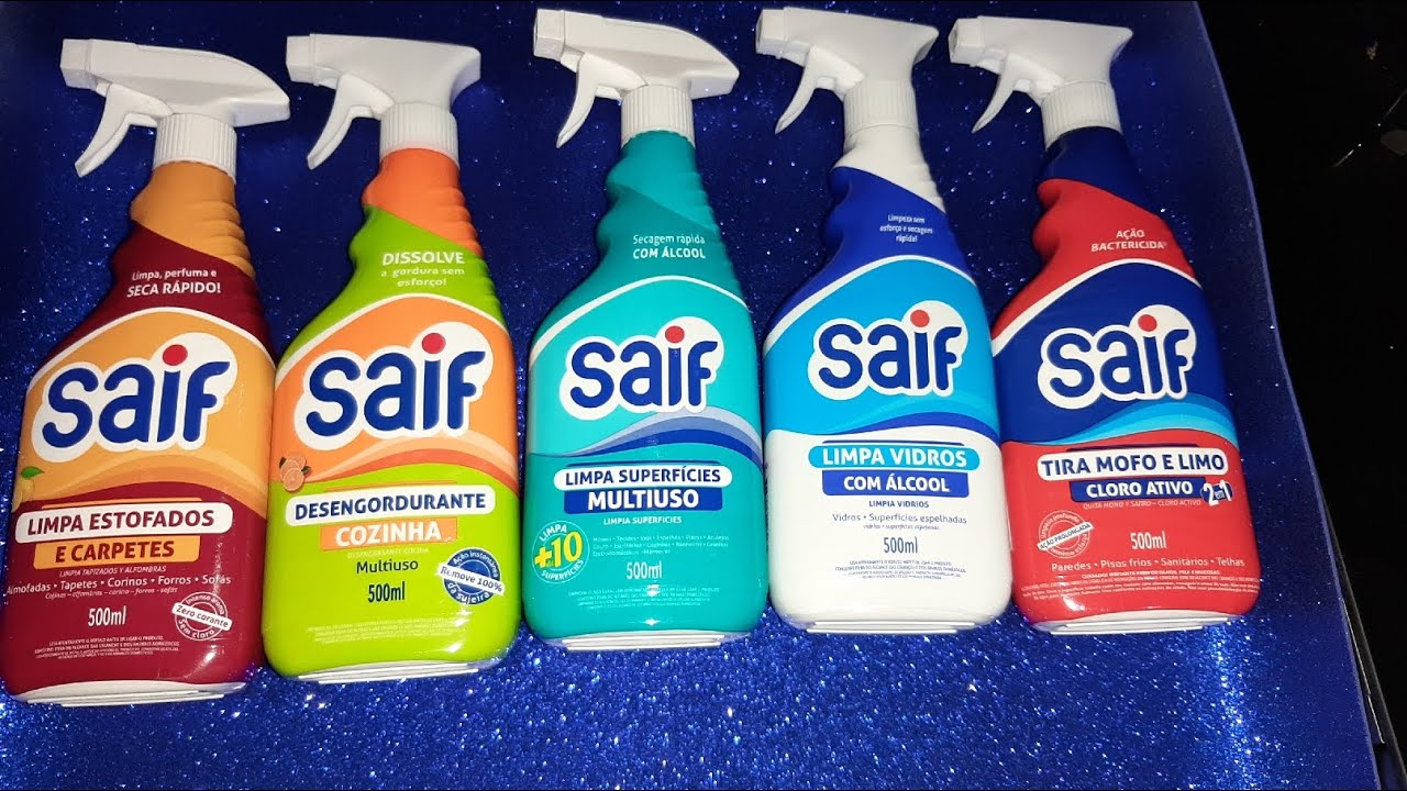 TESTEI 5 PRODUTOS SAIF - YouTube