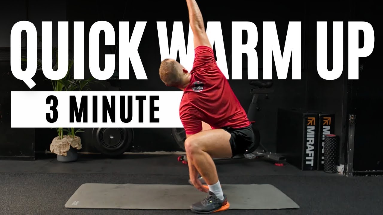 3 MIN QUICK WARM UP ROUTINE | Do This Before Every Workout - YouTube