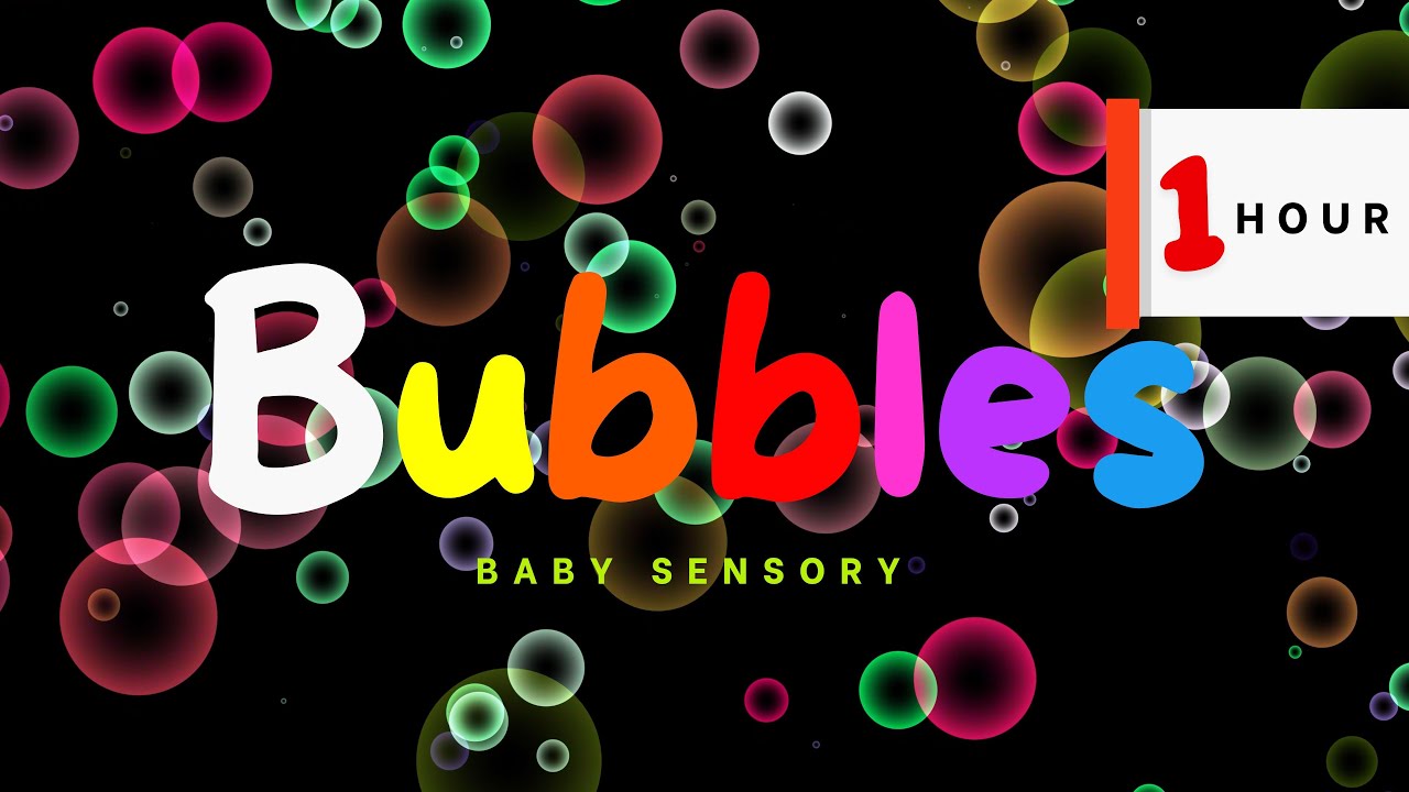 Neon Bubbles Sensory Video | Happy Sensory Therapy for Autism & ADHD ...