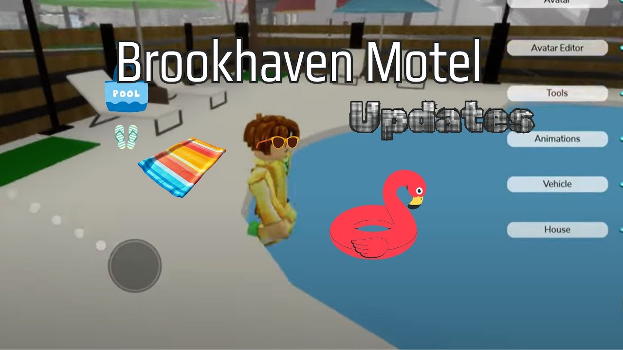 I explored the Brookhaven Motel update in Roblox! - YouTube