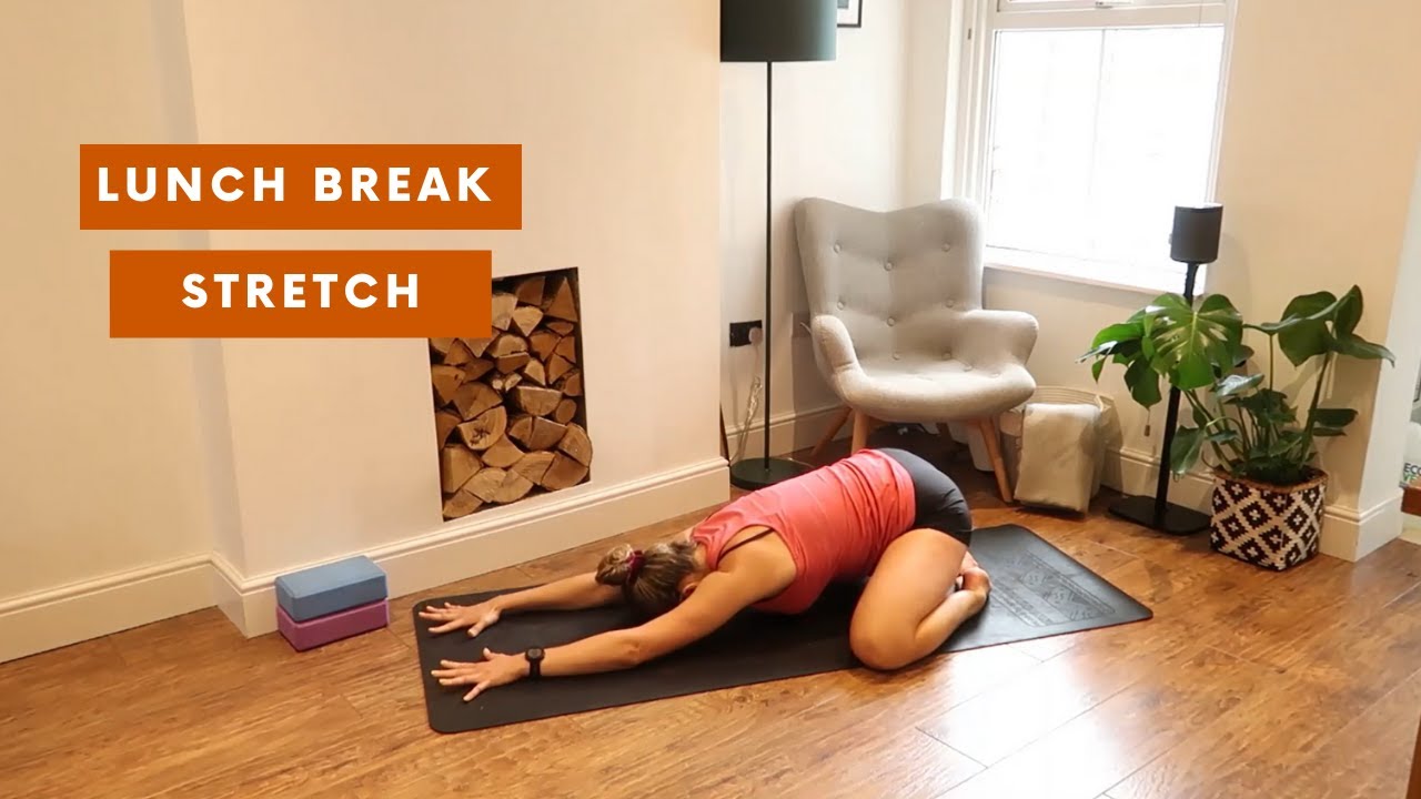 Lunch Break Stretch | 15-Minute Routine | Move With Olivia - YouTube