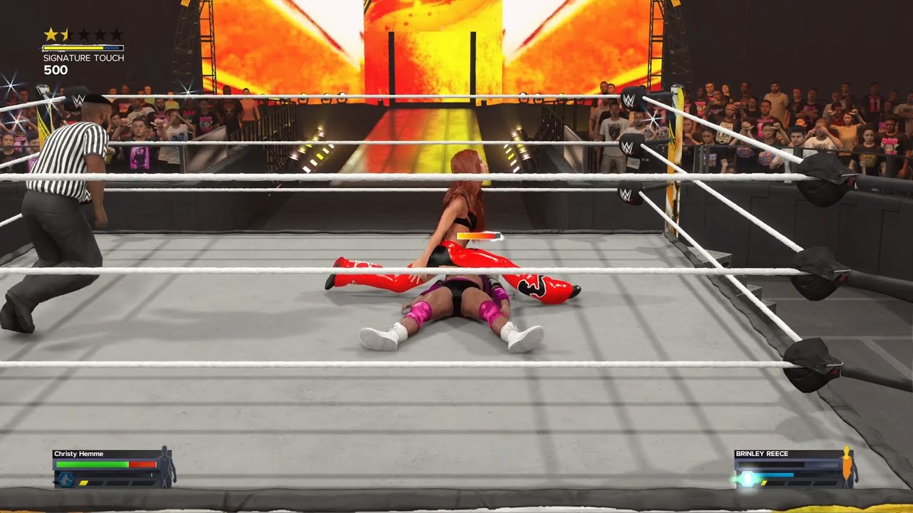 WWE 2K24 NXT CHRISTY HEMME vs. BRINLEY REECE - YouTube